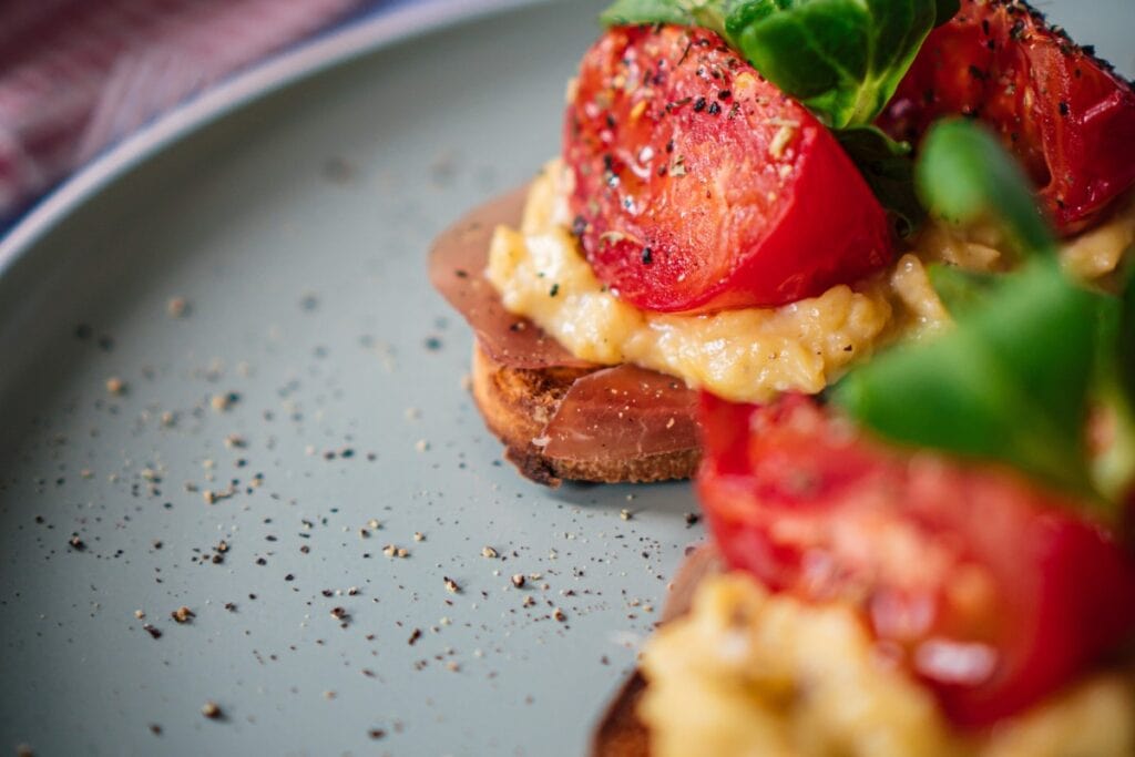 Open Faced Omelette Sandwich (Low FODMAP) - Ignite Nutrition